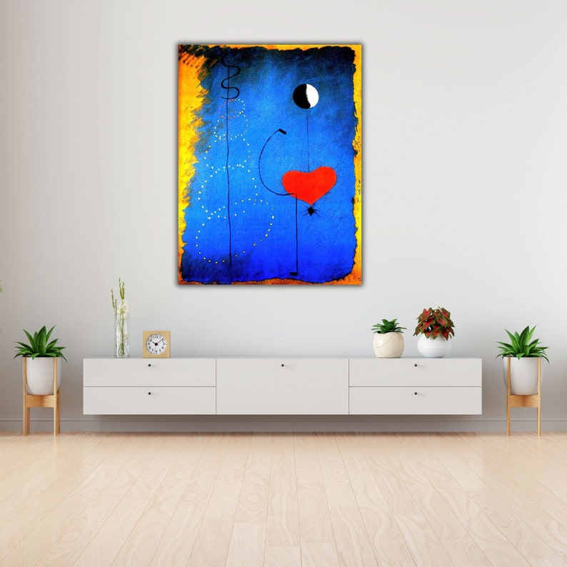 Dancer by Joan Miro Dancer Canvas Wall Art Joan Miro - Etsy