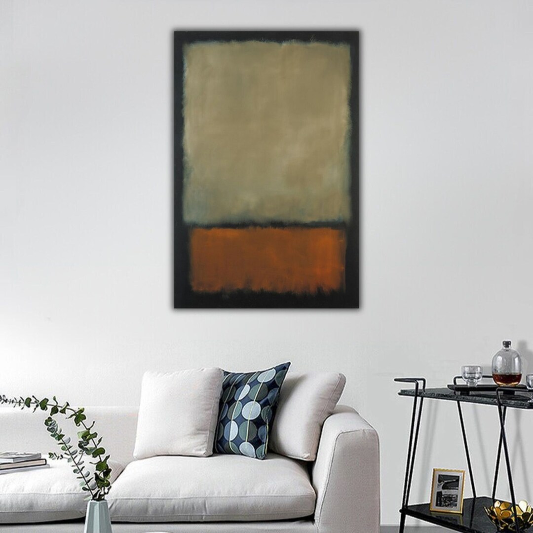 Mark Rothko Earth and Green Wall Art, Mark Rothko No.7 Canvas Print ...