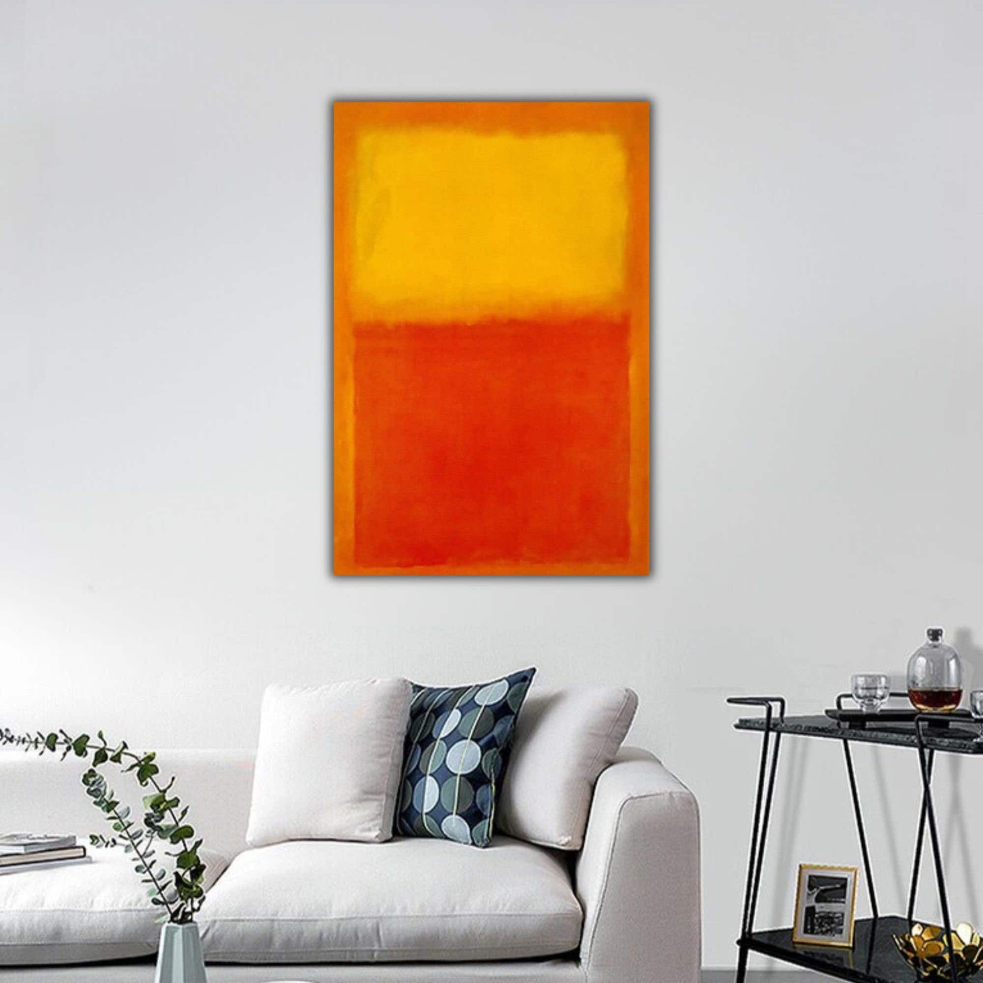 Mark Rothko Orange and Yellow, Mark Rothko Canvas Print, Mark Rothko ...