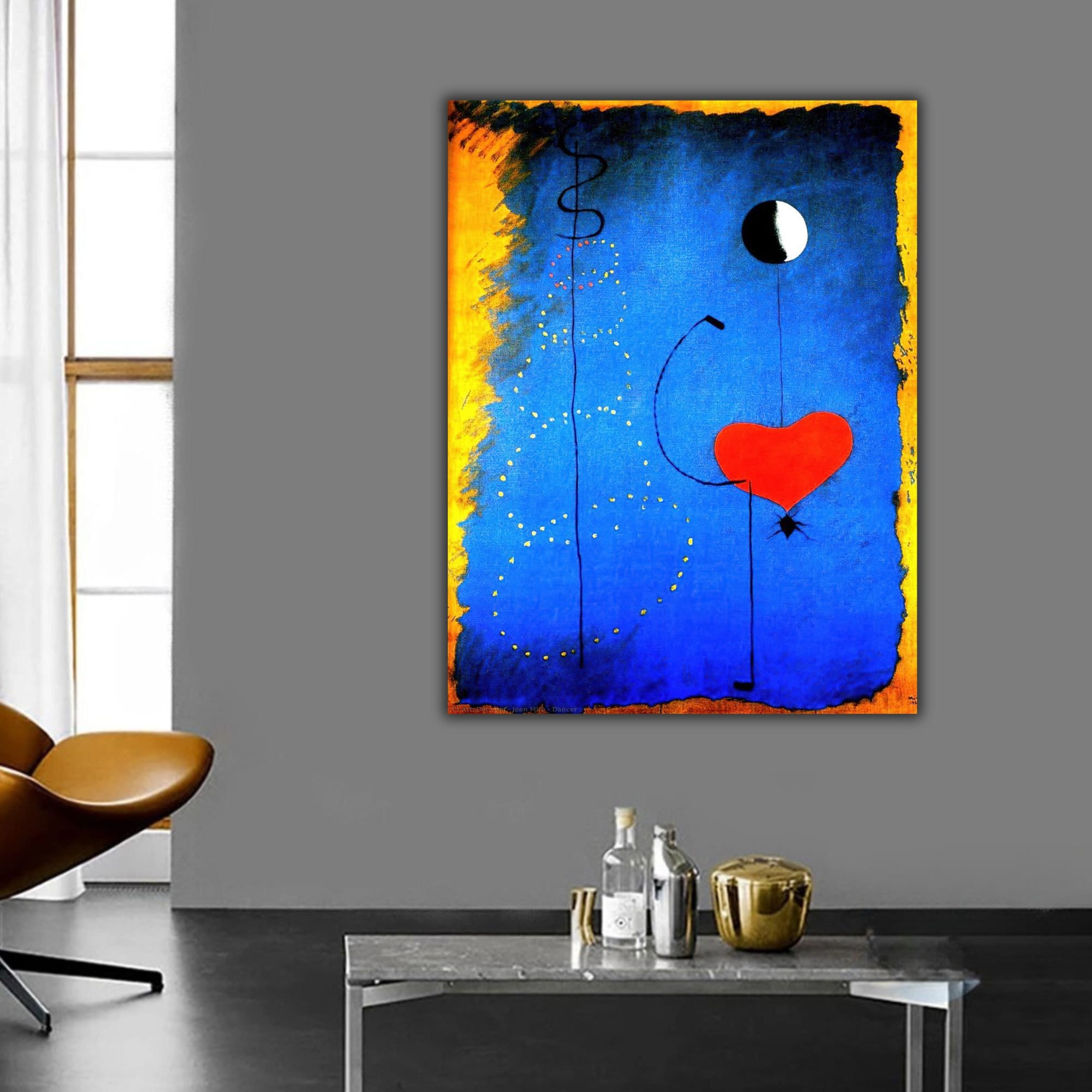 Dancer by Joan Miro Dancer Canvas Wall Art Joan Miro - Etsy