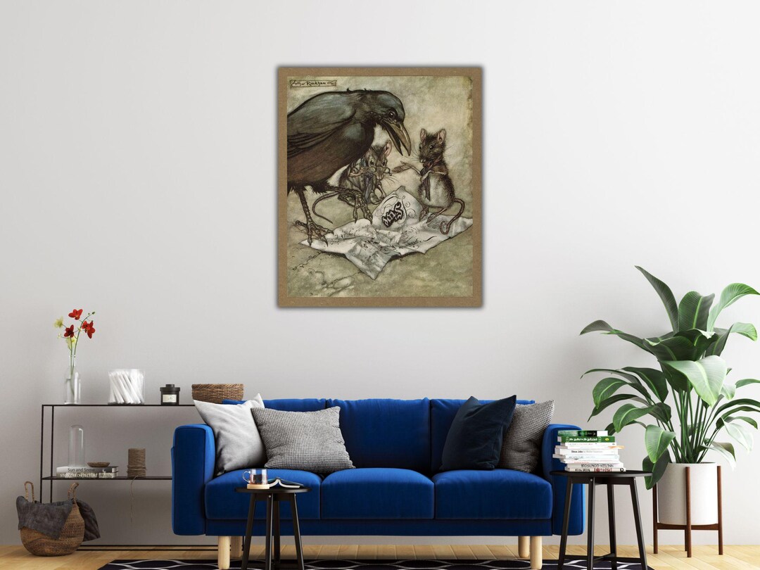 Arthur Rackham Peter Pan in Kensington Gardens Print, Vintage ...