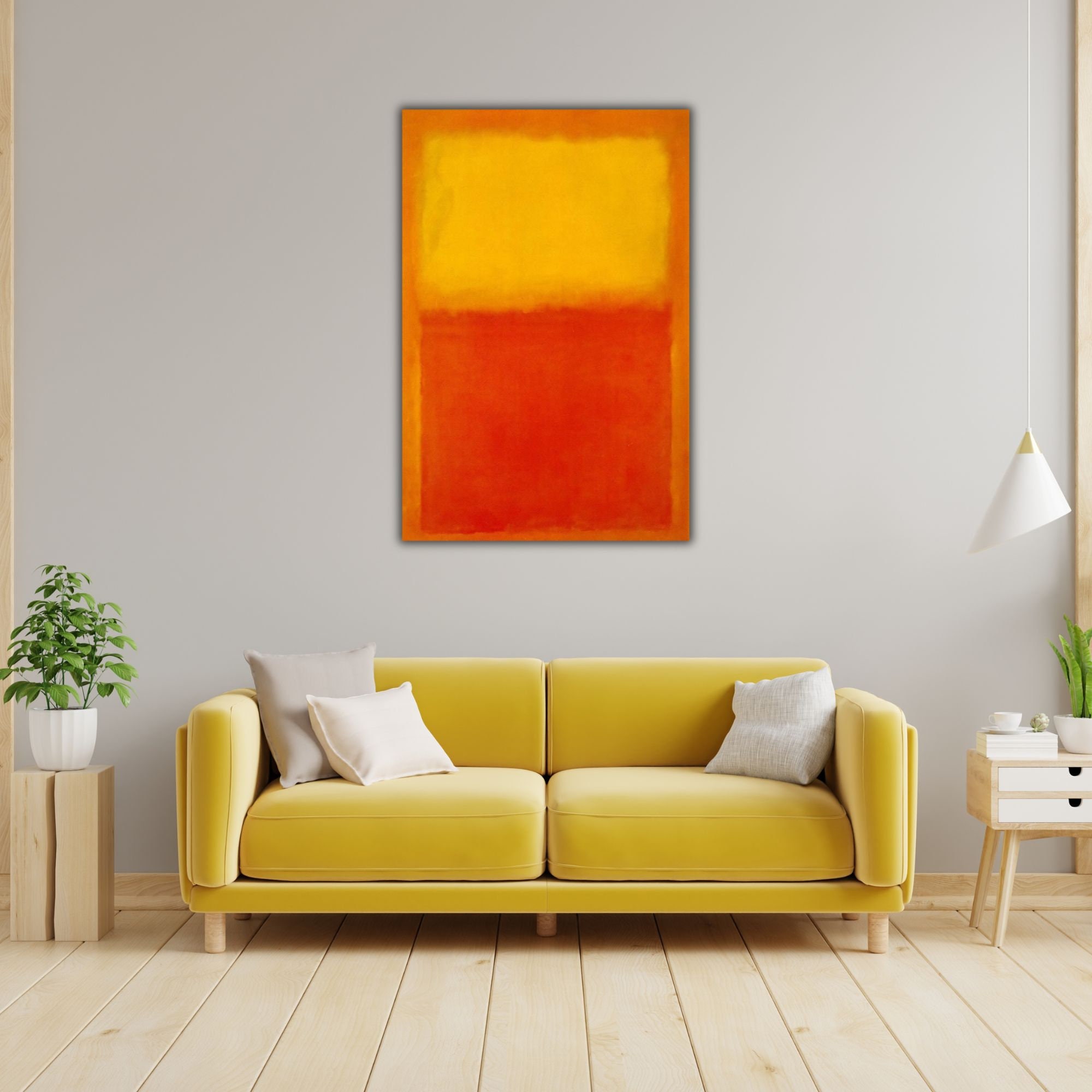 Mark Rothko Orange and Yellow, Mark Rothko Canvas Print, Mark Rothko ...