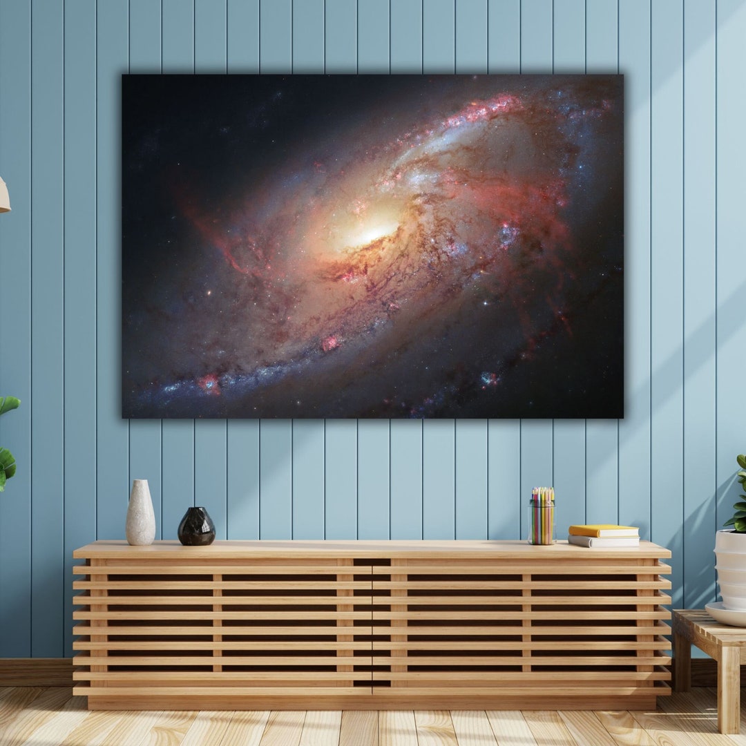 NASA Hubble Space Telescope Image Wall Art, Messier 106 Canvas Print ...