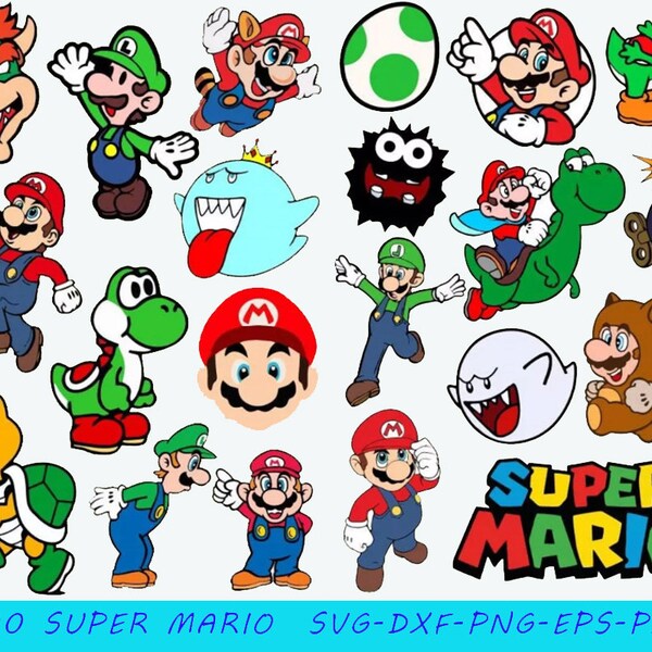 Super Mario Cricut - Etsy