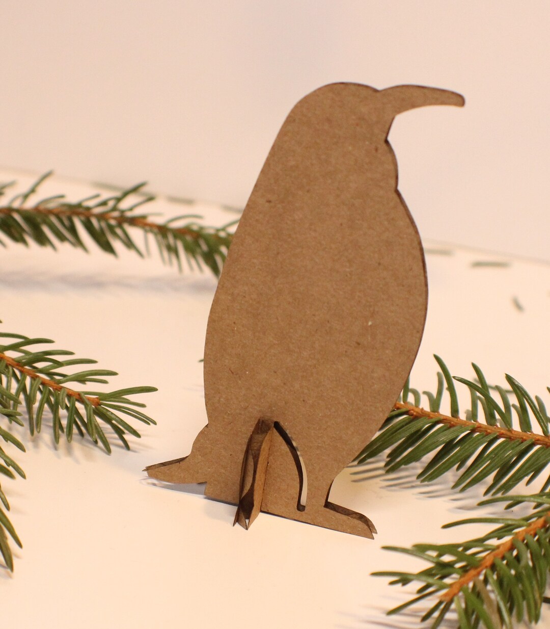 Peter the Penguin: Standing Penguin Wood/cardboard 3mm - Etsy
