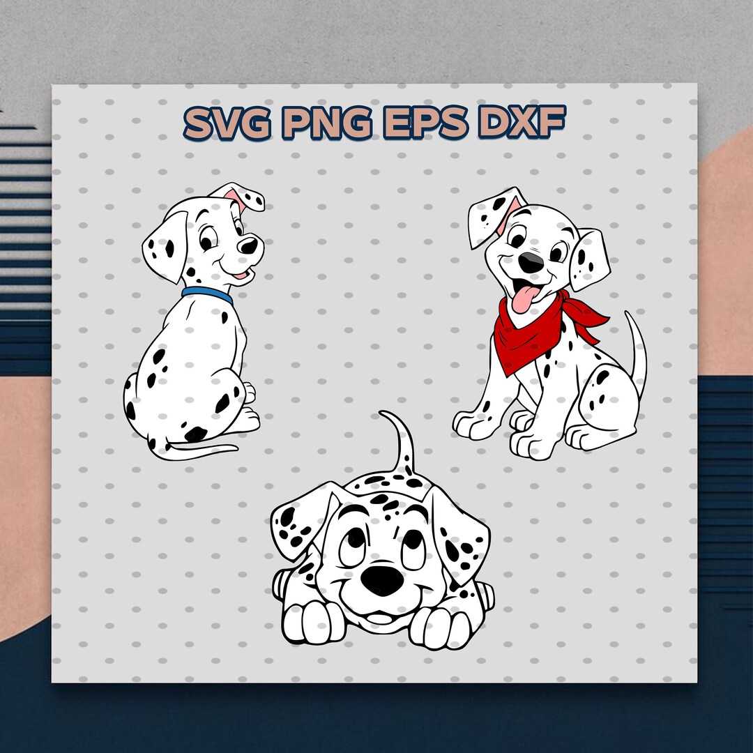 Dalmatian Font SVG 101 Dalmatians Font SVG Dalmatian - Etsy