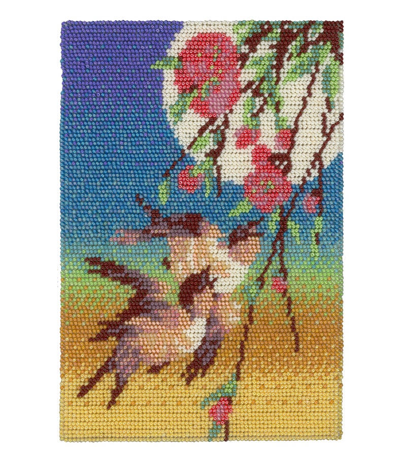Swallows Digital PDF Charted Pattern for Beading/needlepoint/cross ... Swallows Digital PDF Charted Pattern for Beading/needlepoint/cross ...