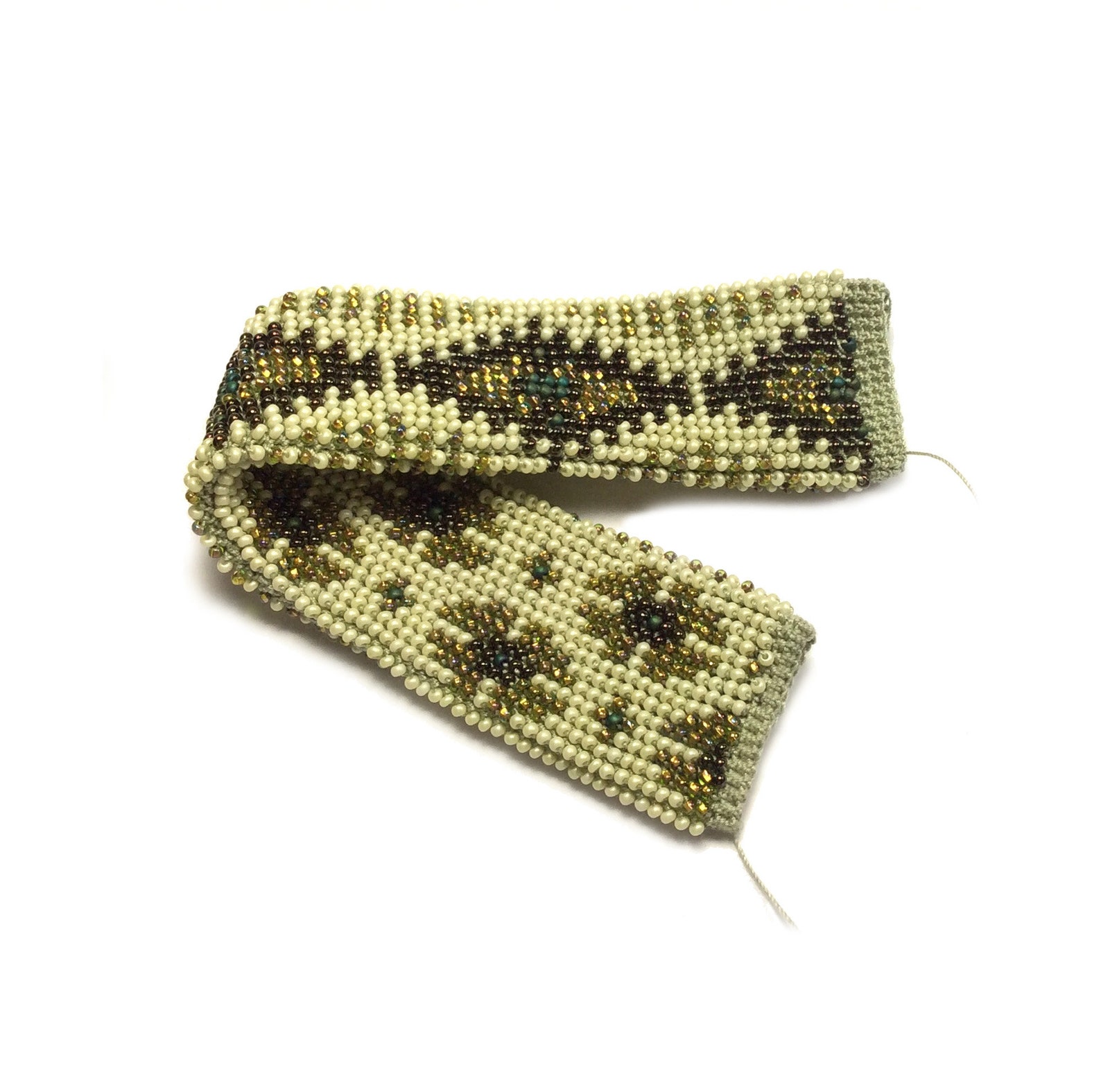 Brass Motifs Reversible Bead Crochet Digital Download Pattern Ann ...