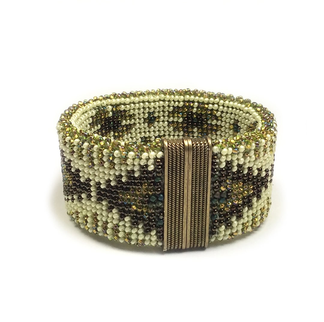 Brass Motifs Reversible Bead Crochet Digital Download Pattern Ann ...