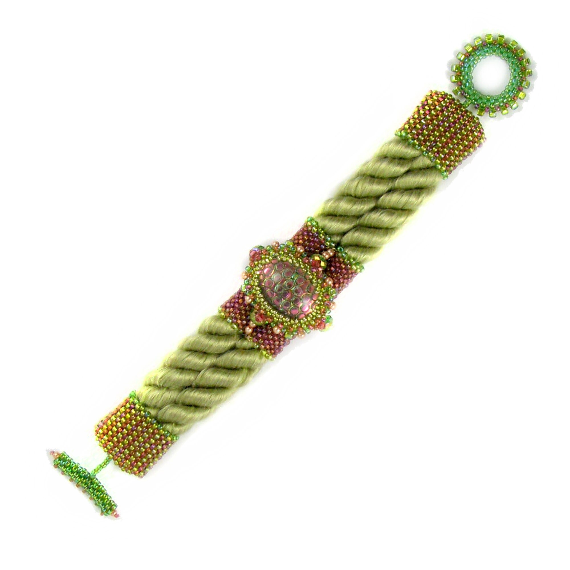Satin Bracelet Digital PDF Pattern by Ann Benson, Free Video Tutorial ...