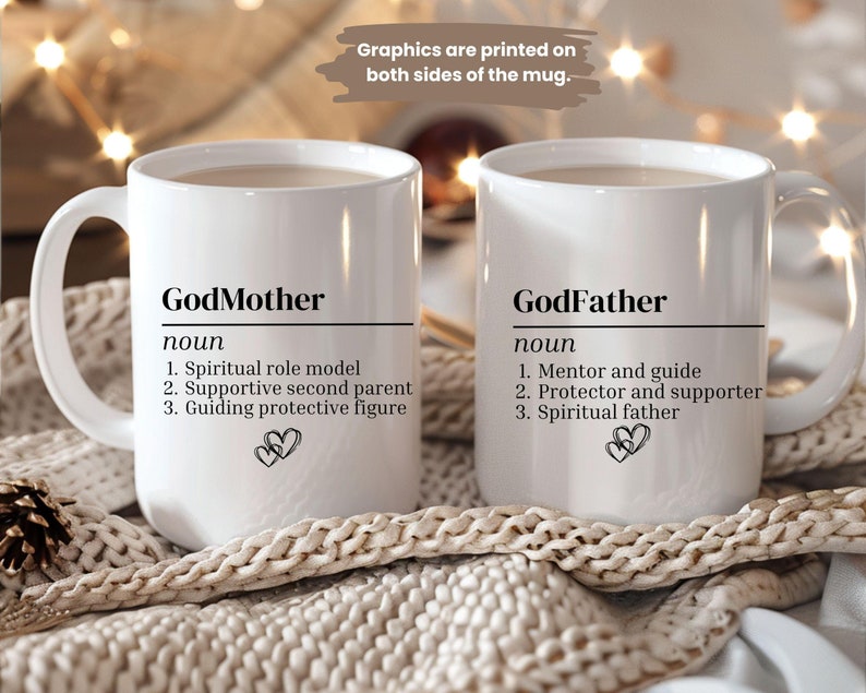 Personalized Name Mug,custom Godparents Proposal Gift,godmother ...