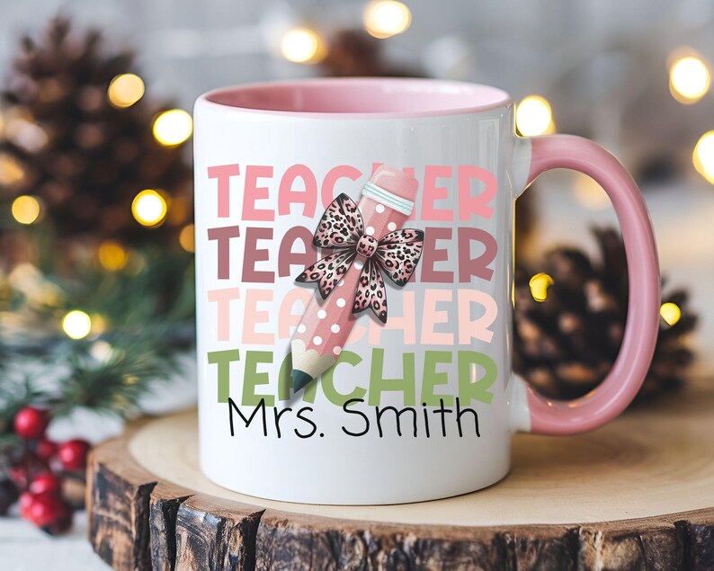 Personalised Teacher Appreciation Gift Bulk,custom Teacher Mug,teacher ...
