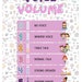 Voice Volume Chart - Etsy