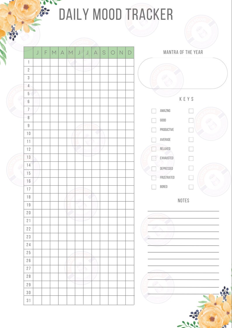 Flowery Boho Productivity Planner digital - Etsy