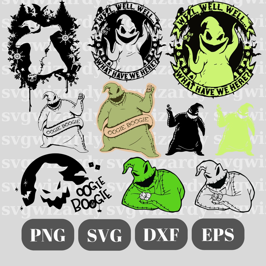 10 Oogie Boogie Svg Oogie Boogie Png Christimas Svg - Etsy México