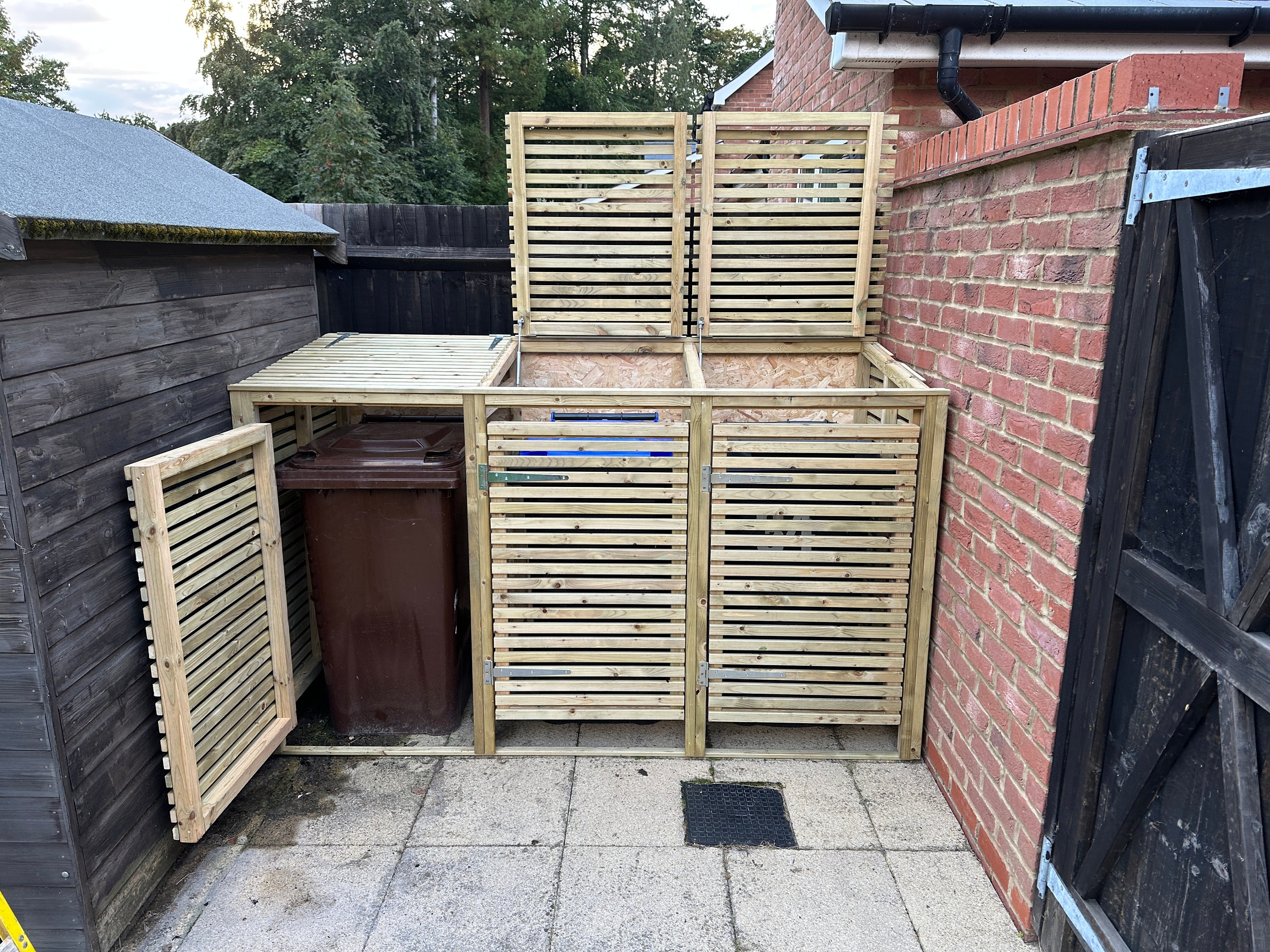 Triple Bin Stores Made From High Quality Triple Treated Landscape ...