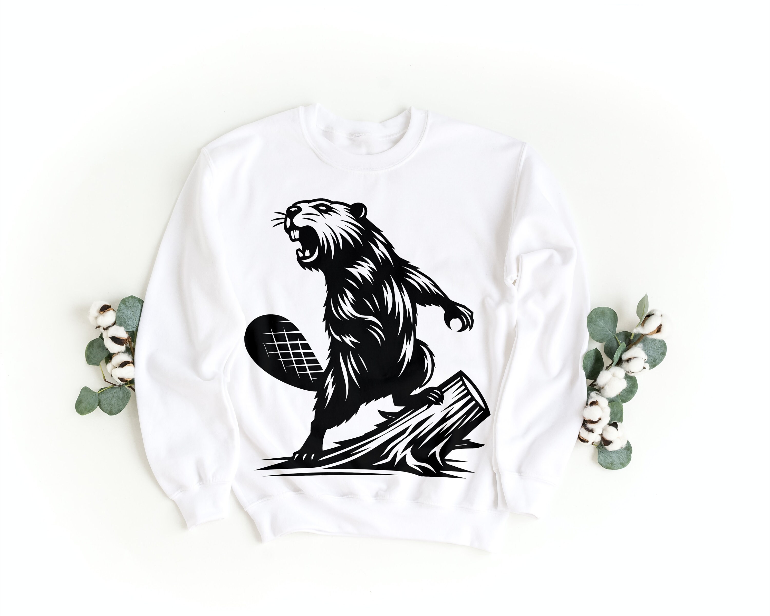 Angry Beaver Svg Digital Download Beaver Vector Files for Tshirt Cute ...