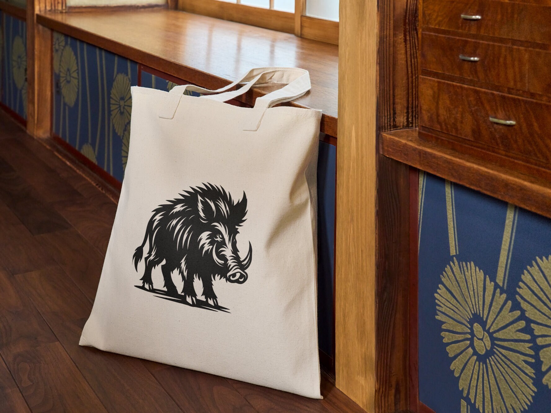 Wild Boar Svg Digital Download Boar Vector File Printable Angry Boar ...