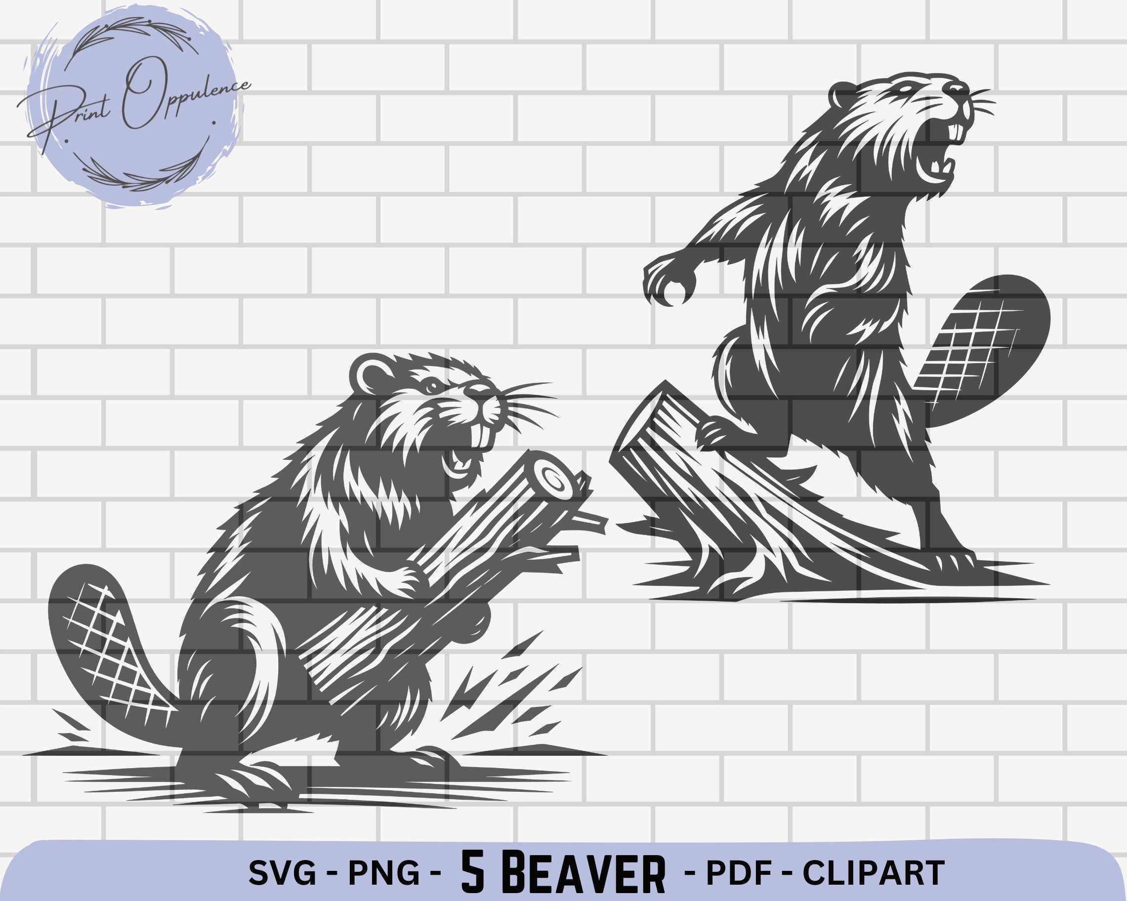 Angry Beaver Svg Digital Download Beaver Vector Files for Tshirt Cute ...