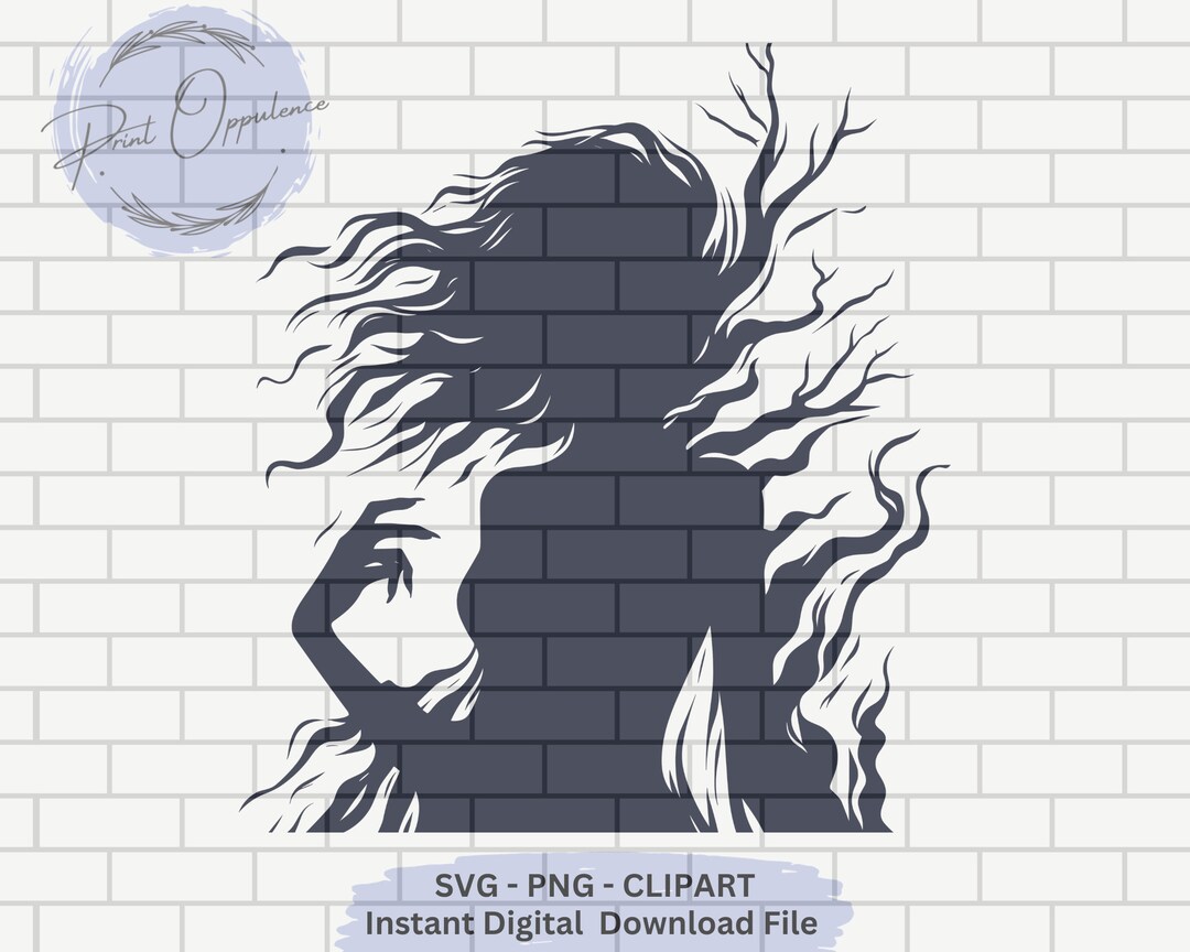 Lady Ghost SVG Ghost Vector Halloween Decor PNG Clipart - Etsy