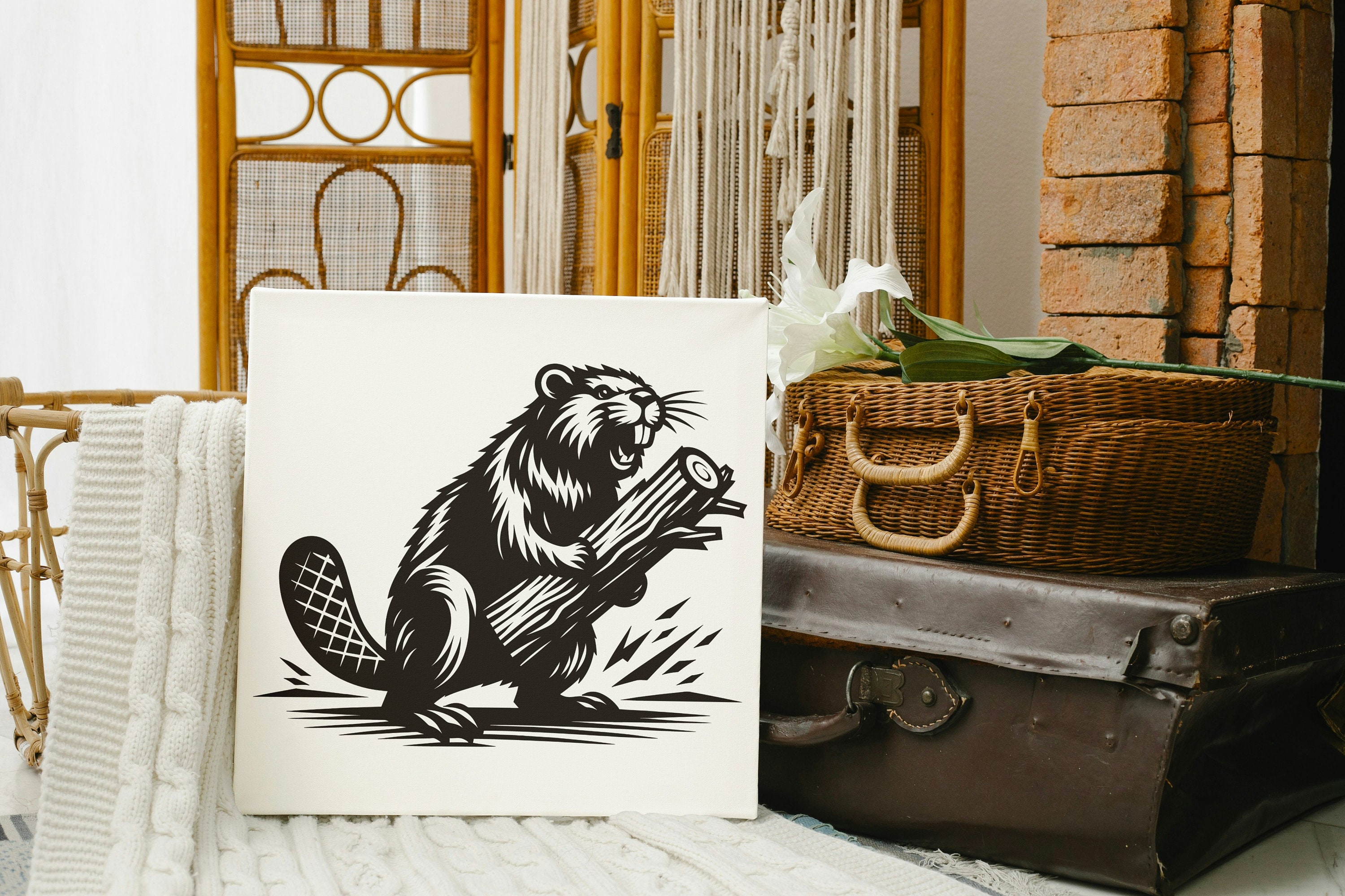 Angry Beaver Svg Digital Download Beaver Vector Files for Tshirt Cute ...