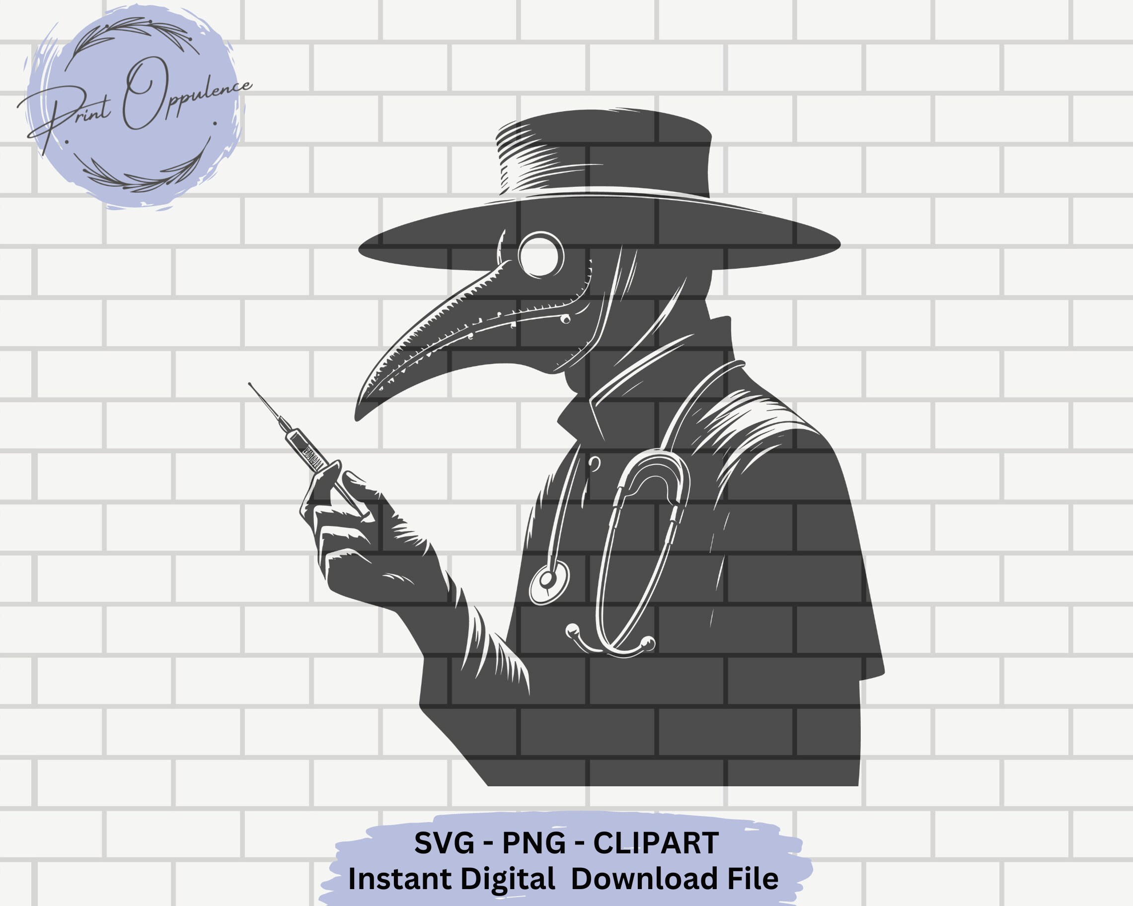 Plague Doctor Svg Digital Download Vector Files for Tshirt Plague ...
