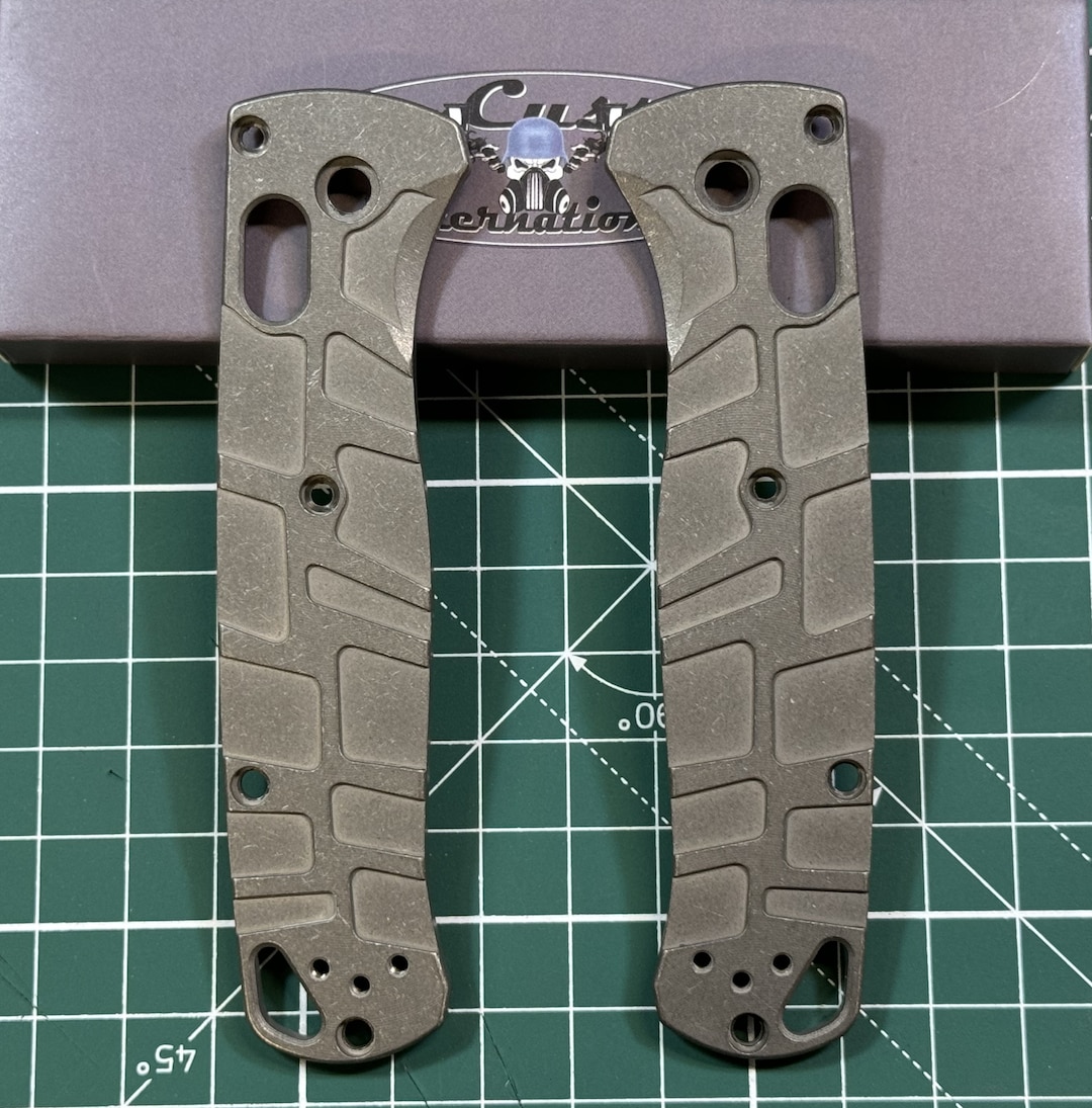 Benchmade Bugout 535 Titanium Scales Stoned Washed - Etsy