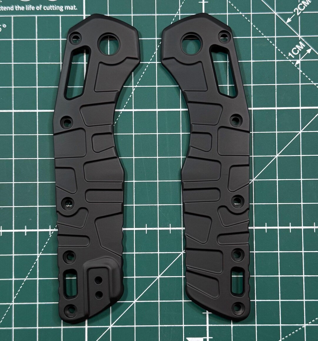 Microtech MSI Titanium Scales V2 Cerakoted With Armor Black - Etsy