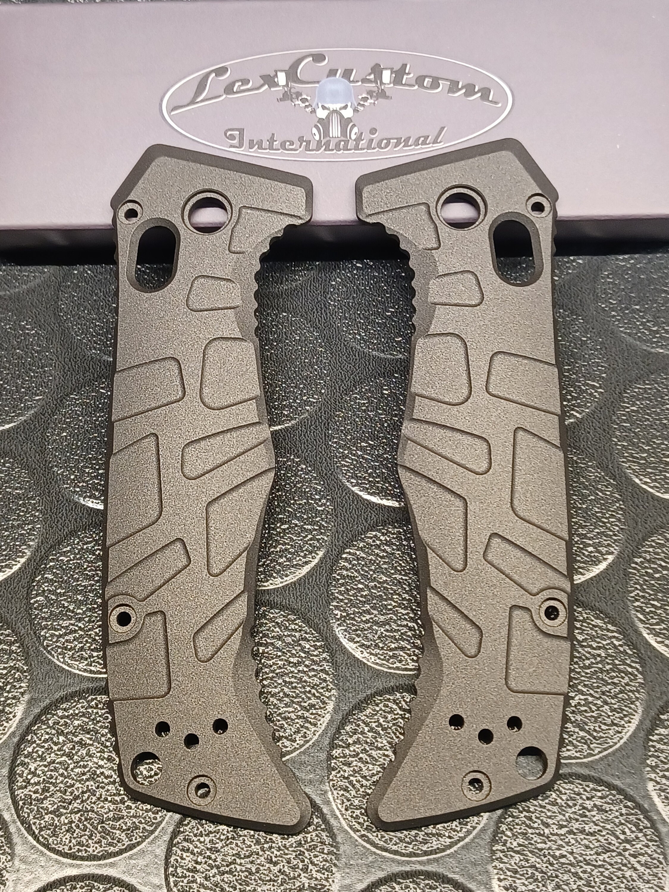Benchmade Mini Adamas Titanium Scales Tungsten - Etsy