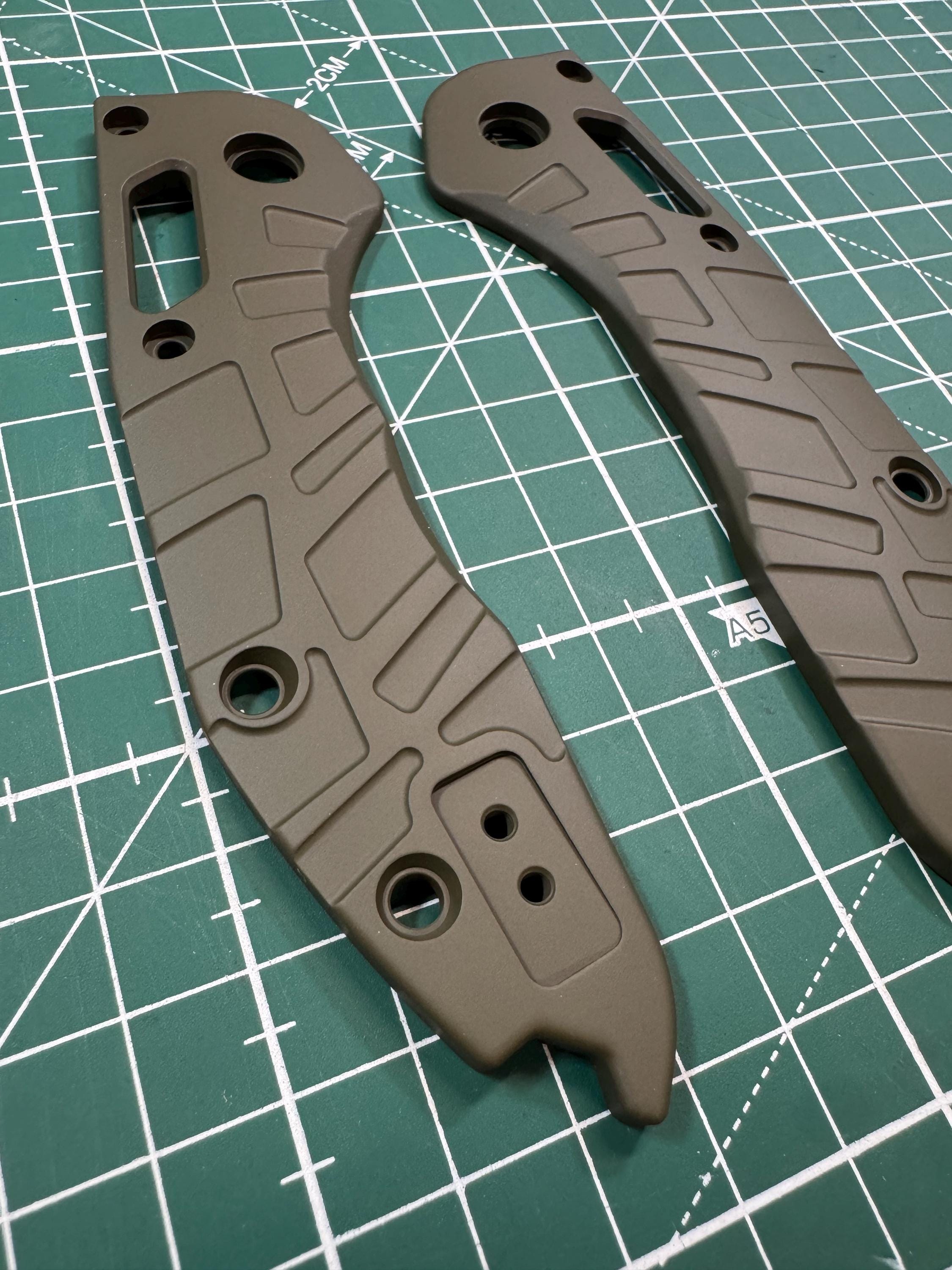 Microtech Stitch Ram-lock Gen 3 Titanium Scales V2 Coated With Cerakote ...