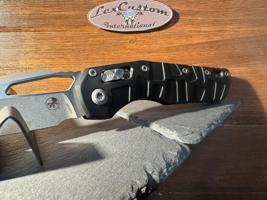Microtech MSI Gen 2 Titanium Scales V2 Cerakoted With Armor Black - Etsy