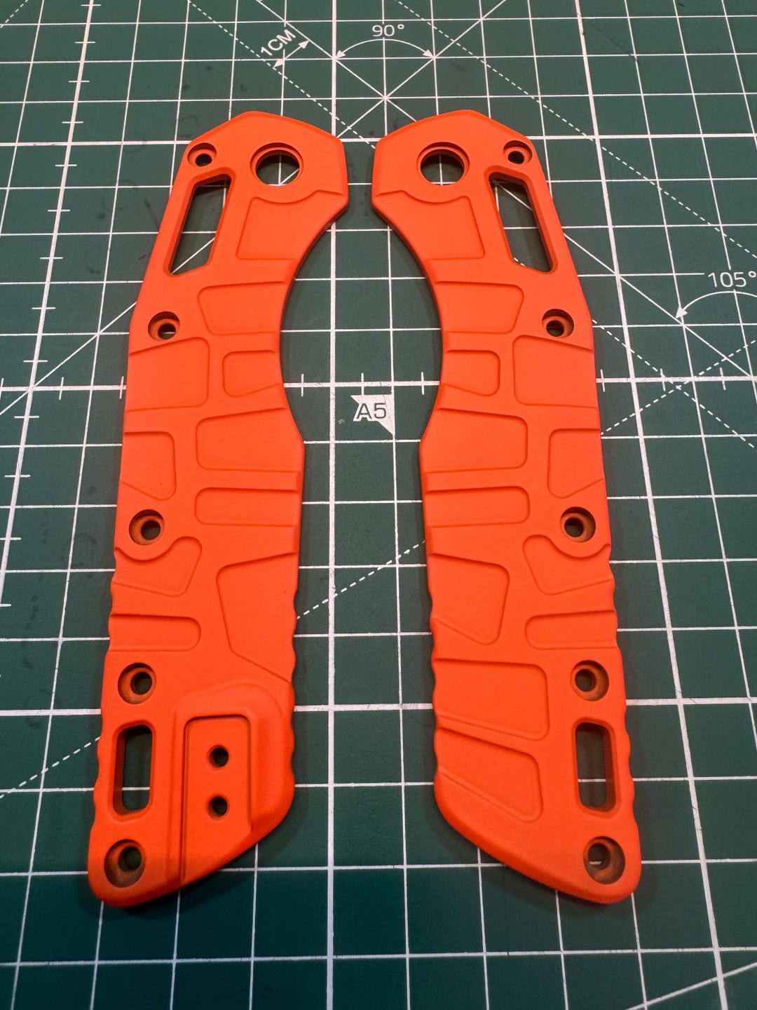 Microtech MSI Gen 2 Titanium Scales V2 Cerakoted With Hunter Orange - Etsy