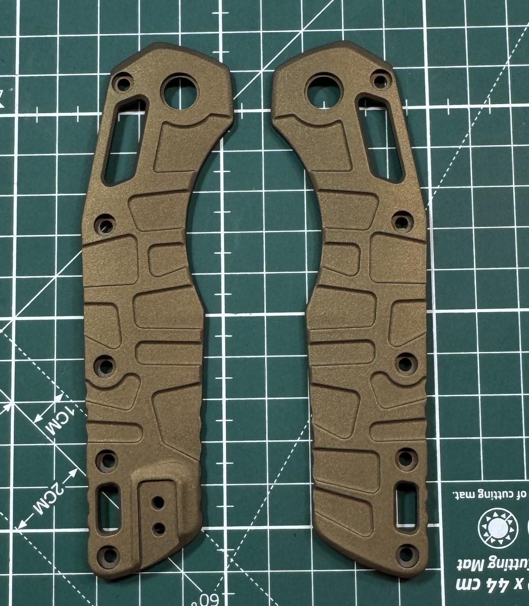 Microtech MSI Gen 2 Titanium Scales V2 Cerakoted With Burnt Bronze - Etsy