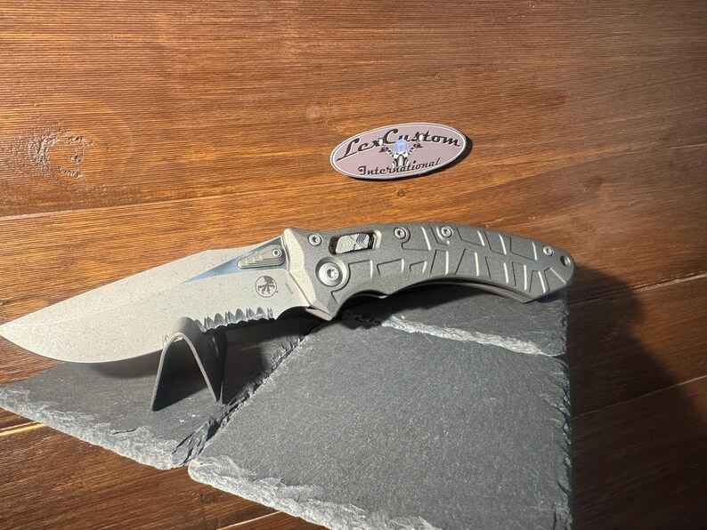 Microtech Amphibian Titanium Scales Cerakote Tungsten - Etsy
