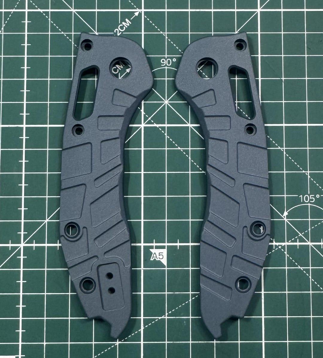 Microtech Stitch Ram-lock Gen 3 Titanium Scales V2 Coated With Cerakote ...