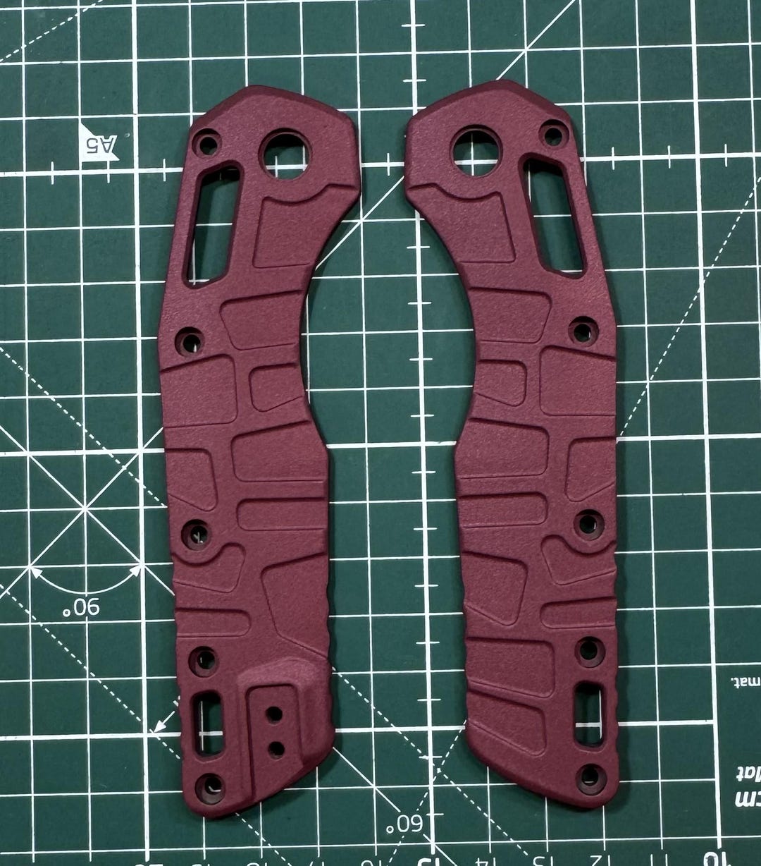 Microtech MSI Gen 2 Titanium Scales V2 Cerakoted With Cranberry Frost - Etsy