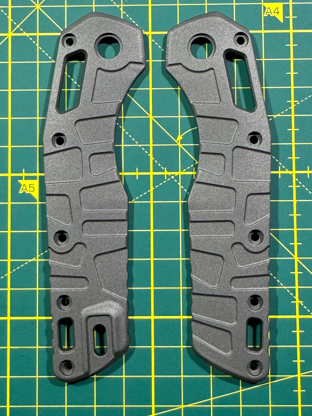 Microtech MSI Titanium Scales Cerakoted With Tungsten - Etsy