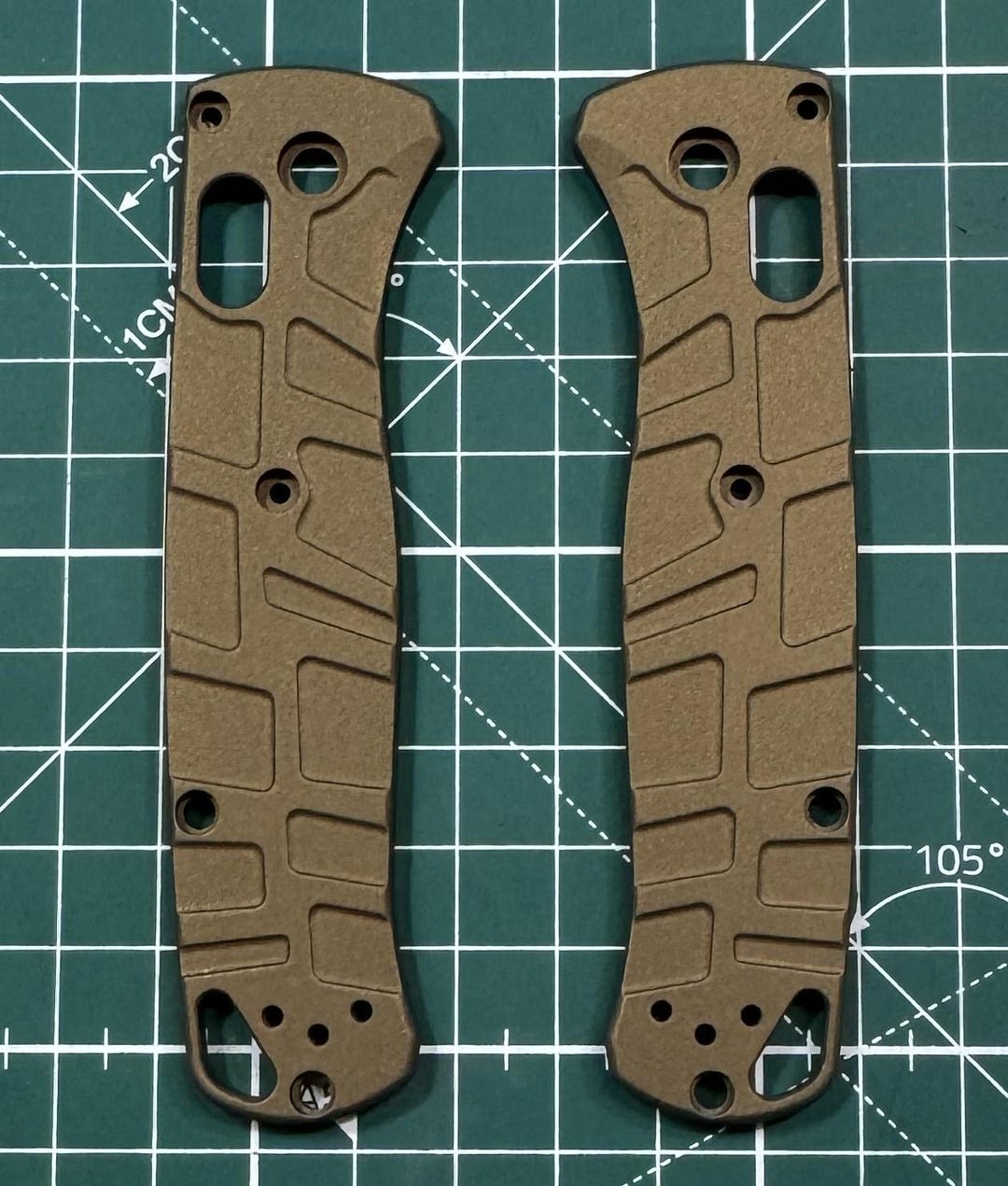 Benchmade 535 Bugout Titanium Scales - Burnt Bronze - Etsy