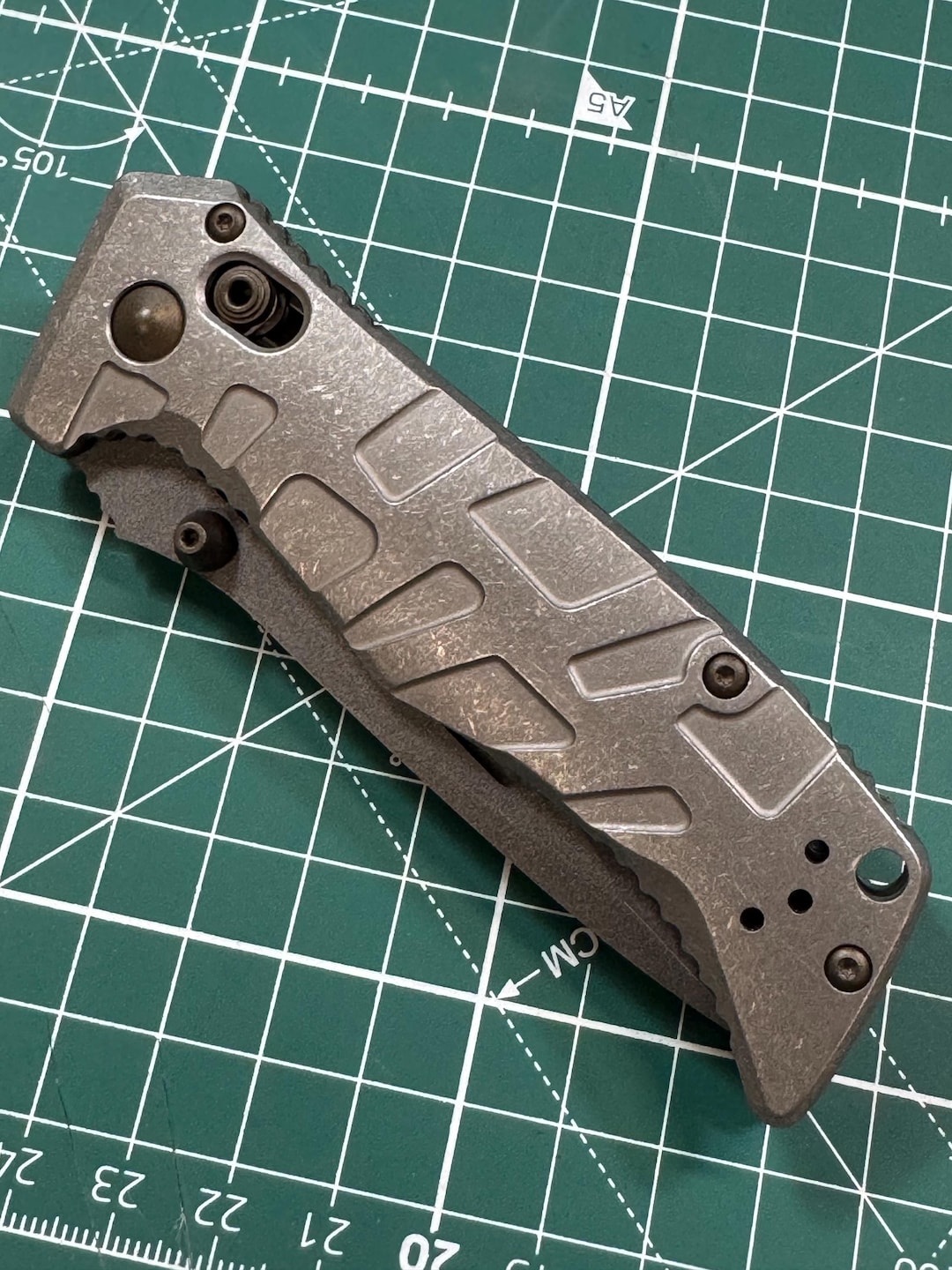 Benchmade 273 Mini Adamas Titanium Scales - Stonewashed - Etsy