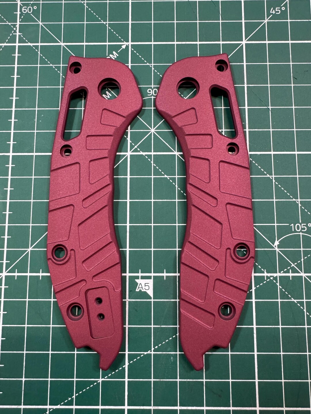 Microtech Stitch Ram-lock Gen 3 Titanium Scales V2 Coated With Cerakote ...