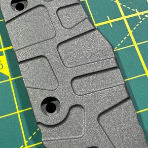 Microtech MSI Titanium Scales Cerakoted With Tungsten - Etsy