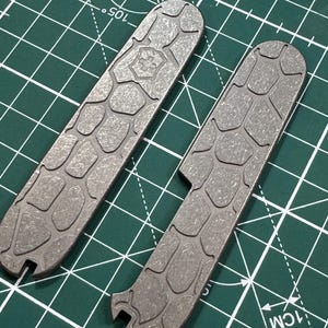 Victorinox SAK 91mm Titanium Scales - Stonewashed - Etsy