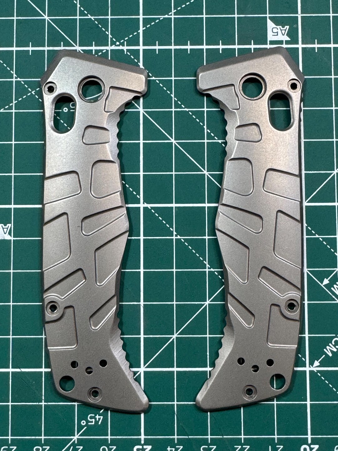 Benchmade 273 Mini Adamas Titanium Scales - Glass Bead Polished - Etsy