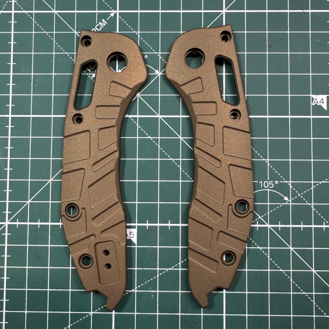 Microtech Stitch Ram-lock Gen 3 Titanium Scales V2 Coated With Cerakote ...