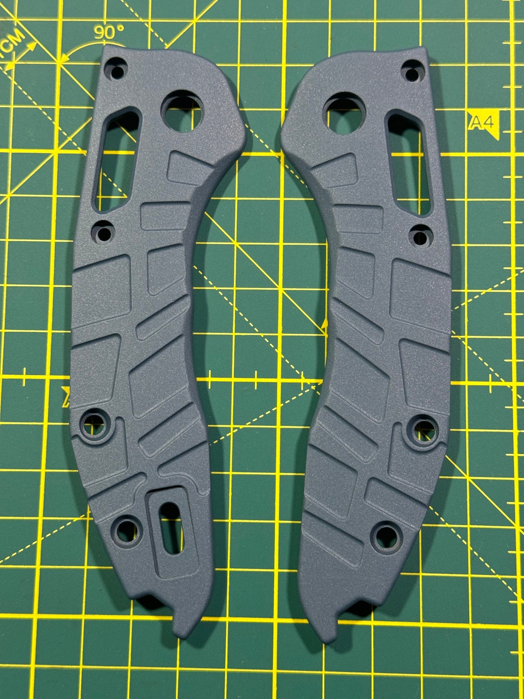 Microtech Stitch Titanium Scales Coated With Cerakote Blue Titanium - Etsy
