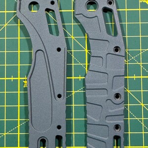 Microtech MSI Titanium Scales Cerakoted With Blue Titanium - Etsy