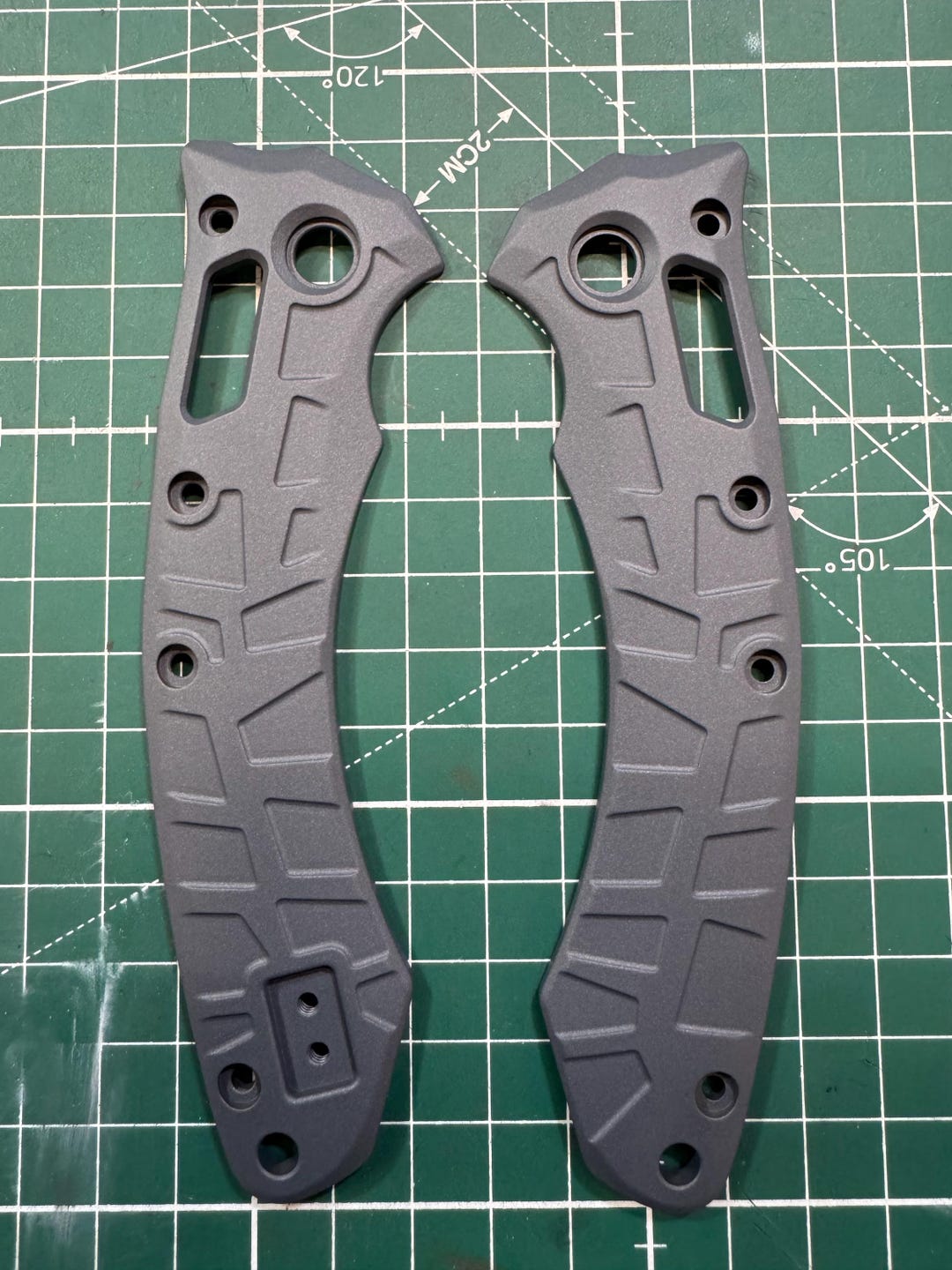 Microtech Amphibian Titanium Scales Cerakote Cobalt Kinetic Slate - Etsy