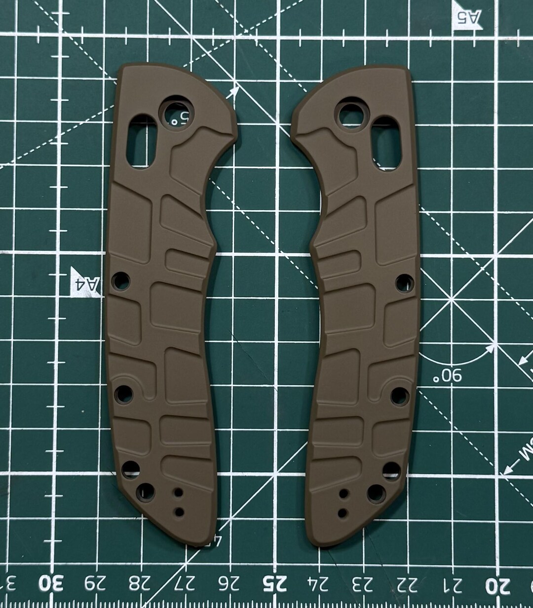 Titanium Scales for Hogue Deka V2 Glock FDE - Etsy