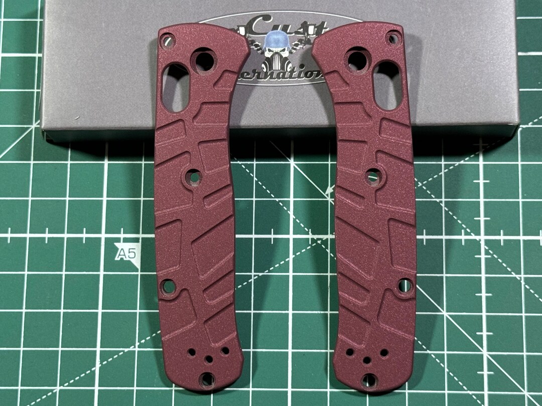 Benchmade Mini Bugout 533 Titanium Scales Cranberry Frost - Etsy