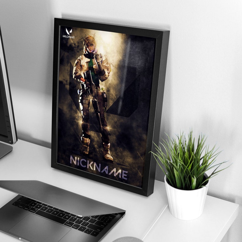 Valorant Custom Golden Premium Poster Personalized Poster - Etsy